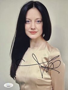 andrea riseborough signed autograph 8x10 photo brighton rock jsa certified authentic ah96247