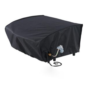 grill cover for blackstone 22" 1813,， 22inch tabletop griddle with hood and also fit for coleman roadtrip lx,lxx, lxe, 285 camping grills and smoke hollow 205 grill,600d heavy duty cover - heighten