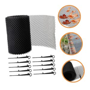 Sink Net Plastic Gutter Guard Rooftop Gutter Guard Plastic Gutter Cover Anti Leaf Protection Net Netting Gutter Drain Roof Netting Gutter Plastic Gutter Net Mesh