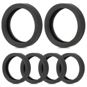 zlirfy 10pcs/6pcs gas can spout gasket seals,gas can spout gaskets rubber ring can gaskets,universal rubber replacement gasoline/fuel jug washer seals(6)