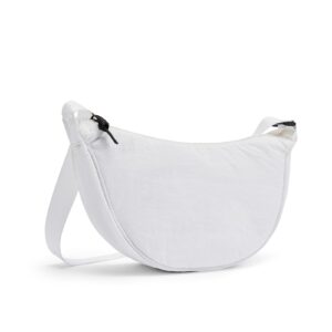 westbronco crescent bag crossbody bags for women trendy small nylon fanny pack sling hobo bag soft casual, beige