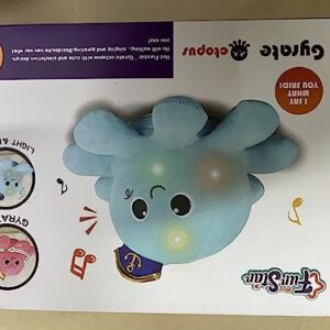 Baby Infant Crawling Walking Toys,MOJINO Tummy Time Plush Octopus Toy Gifts 3 4 5 6 7 8 11 12 Babies Walker Boy Girl 3-6 6-12 Learning 9-12 12-18 Toddler 36 Months Old Music Development Birthday Gift