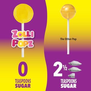 Zollipops Clean Teeth Lollipops Gabby's Dollhouse, Anti Cavity, Sugar-Free Candy for a Healthy Smile Great for Kids, Diabetics and Keto Diet, Natural Fruit Variety, 10.4oz Pack of