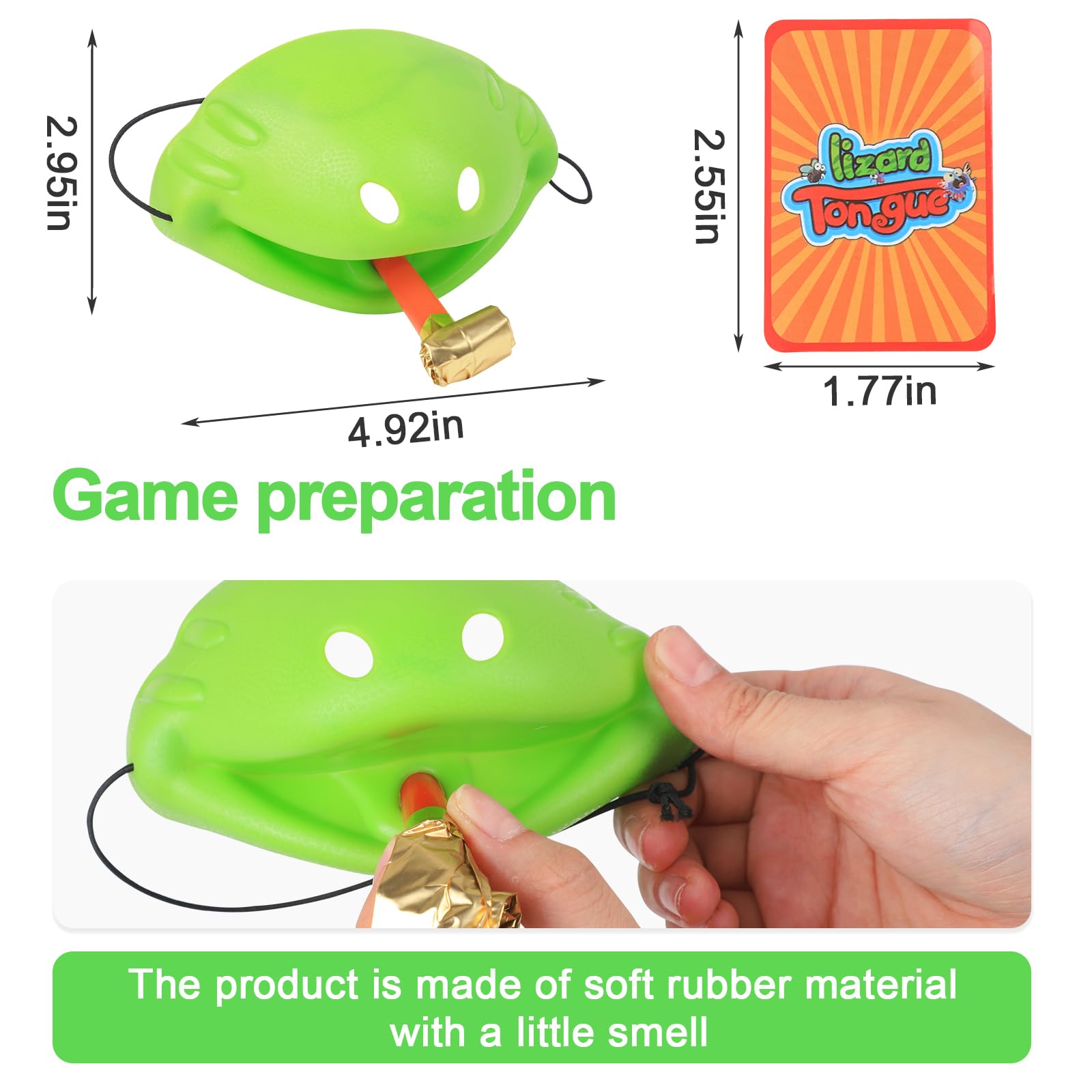 LOMIMOS 2PCS Catch Bugs Game,Chameleon Tongue Family Board Tabletop Memory Interaction Educational Game for Kid Ages 4-10 Halloween Christmas Birthday Party Gift