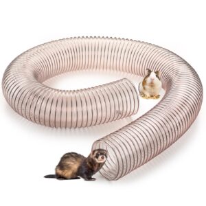 sasylvia ferret thru way bunny tunnel two way rabbit hideout long ferret tunnel tube collapsible ferret toys small pet fun tunnel for small animals guinea pig rat chinchilla