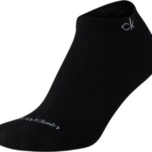 Calvin Klein Women's Athletic Socks - Lightweight Performance No Show Socks (12 Pack), Size Shoe Size 4-10, BlackWhiteGrey