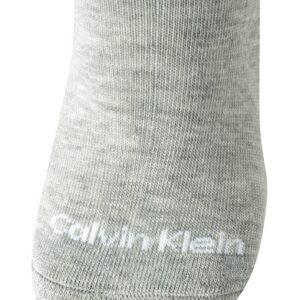 Calvin Klein Women's Athletic Socks - Lightweight Performance No Show Socks (12 Pack), Size Shoe Size 4-10, BlackWhiteGrey