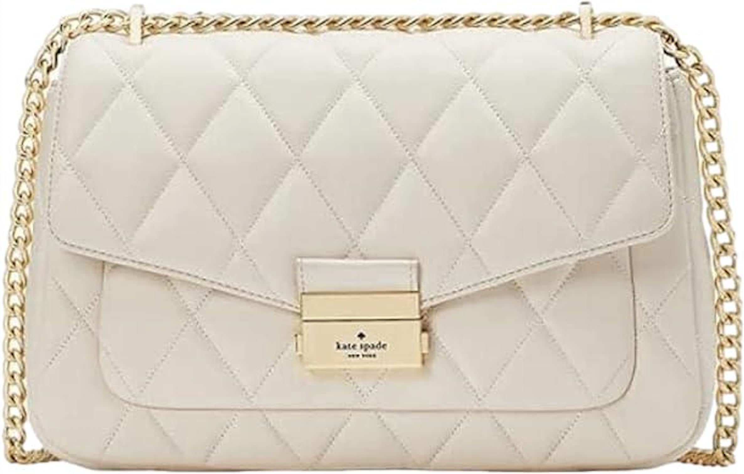 Kate Spade Carey Medium Quilted Shoulder Bag Crossbody Leather