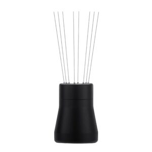 Normcore WDT Distribution Tool V2.1 with Stand - 0.23mm 8 Prong Espresso Distribution Tool - Magnetic Coffee Stirrer with 16 Extra Needles