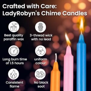 Spell Candles (Set of 20, Multi-Colored)