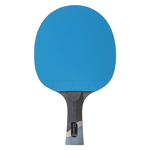 STIGA Pro Carbon Performance-Level Table Tennis Racket with Carbon Technology for Tournament Play - Red and Blue Colors