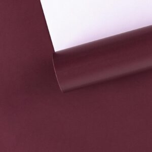 RUSPEPA Wine Red Wrapping Paper Solid Color for Halloween, Wedding, Birthday, Shower, Congrats, and Holiday - 30 inches x 32.8 feet