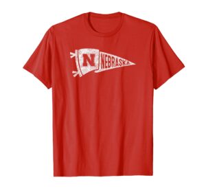 nebraska cornhuskers pennant vintage officially licensed t-shirt