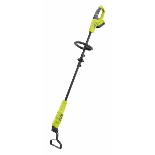 RYOBI ONE+ 18V Cordless Battery Garden Hoe with 2.0 Ah Battery and Charger