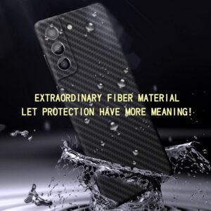 RIZZ Carbon Fiber Case for Samsung Galaxy S22 Plus 5g [3D Texture Hand Feel] Slim Thin Real Aramid Fiber S22+ Phone Cover Military-grade Fall Protection (for S22 Plus)