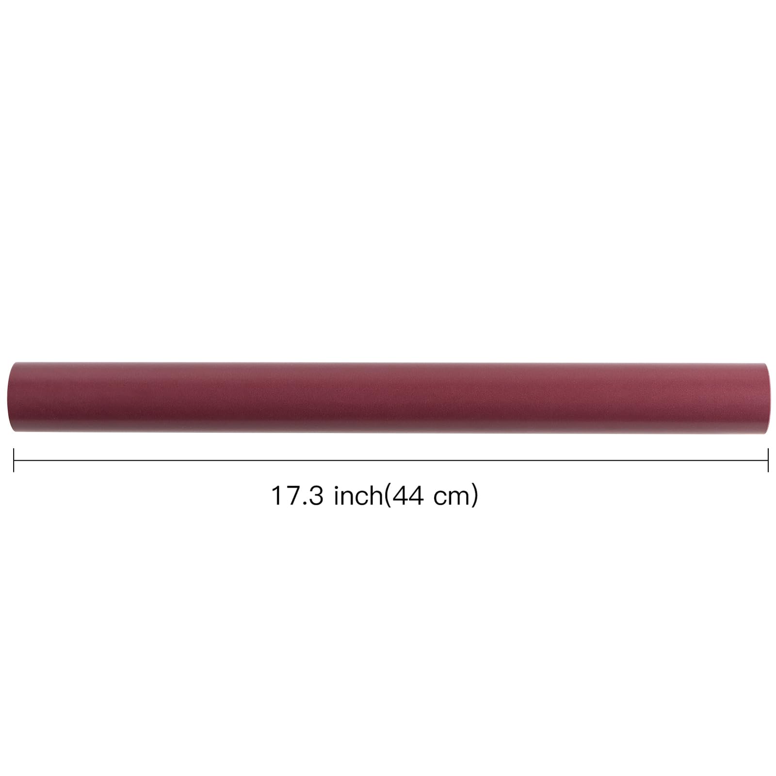 RUSPEPA Wine Red Wrapping Paper Solid Color- Mini Roll - for Christmas, Wedding, Birthday, Shower, Congrats, and Holiday - 17.5 Inches X 32.8 Feet