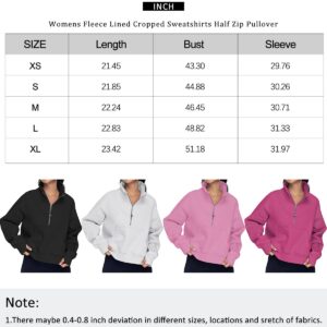 AUTOMET Fall Half Zip Pullover Womens Sweatshirts Cropped Quarter Zipper Oversized Hoodies Sweater 2024 Fashion Outfits Clothes