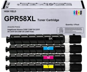 gpr-58 gpr58 toner cartridge replacement for canon gpr-58 gpr58 toner imagerunner advance c256if c356if dx c257if dx c357if dx-c359if dx-c259if