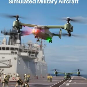 SYMA X550 Military RC Helicopters, 4CH Remote Control Helicopter with High & Low Speed, Multiple Stunt Flying, Altitude Hold and LED Light, Helicopter Model for Display and Collectibles, Green