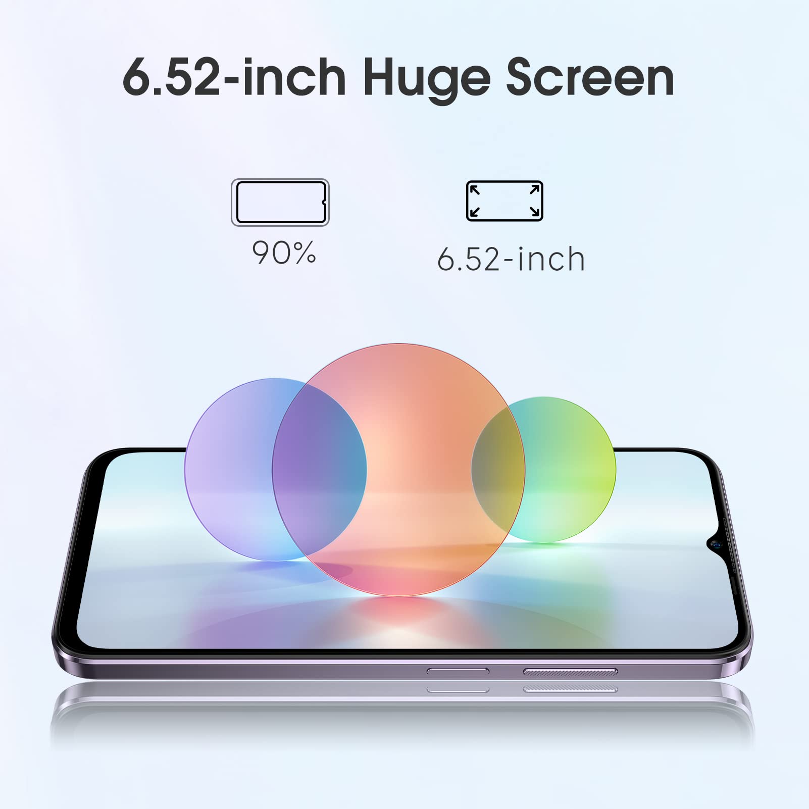 Ulefone Update has NFC Note 16 Pro(16GB+256GB) Unlocked Cell Phones, Android 13 Smartphone, 50MP Main Camera, 6.52” Screen, 8-Core Processor, 4400mAh Battery, Dual 4G Unlocked Cell Phone-Purple