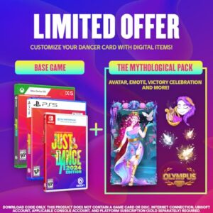 Just Dance 2024 Edition - Amazon Exclusive Bundle | PlayStation 5 (Code in Box & Ubisoft Connect Code)