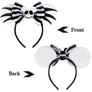 FANYITY Mouse Ears, Sequin Mouse Ears Headband for Boys Girls Women halloween&Disney Trip (TW)