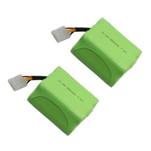 tenberly 7.2v 4500mah battery replacement for neato xv-11 xv-12 xv-14 xv-15 xv-21 xv-25 xv essential xv signature pro robotic vacuum cleaners neato 945-0005 205-0001 (2 pack)