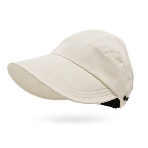 Womens Wide Visor Brim Sun Hat Quick Dry Sun Protection Visor Cap Summer Travel Baseball Hat Golf Outdoor Teens (S/M)