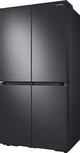 samsung rf23a9071sg 36 inch smart freestanding counter depth 4 door french door refrigerator in black stainless steel