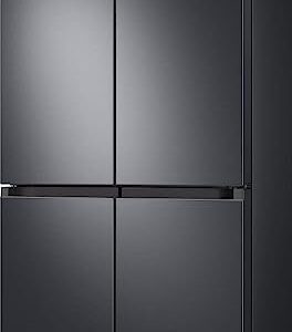 SAMSUNG RF23A9071SG 36 Inch Smart Freestanding Counter Depth 4 Door French Door Refrigerator in Black Stainless Steel