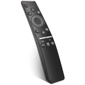 laztzq voice remote compatible for samsung smart tv qled uhd frame curved solar,with netflix, prime video button