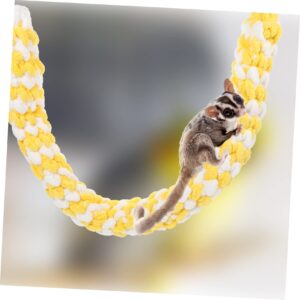 iplusmile Sugar Glider Climbing Rope Bearded Dragon Tank Accessories Bearded Dragon Accessories Turtle Tank Accessories Hamster Cage Climbing Rope for Hamster Cotton Rope Pet Cage Small Pet