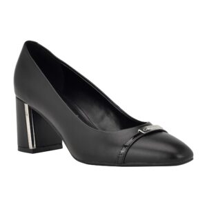 Calvin Klein Women's UNESTA Pump, Black 001, 7.5