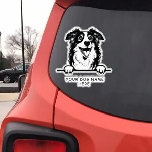 Customize Pet Sticker Decal With Your Dog Name | Custom Drawn Pet Decals For Your Car, Truck, SUV, Window, Laptop, Water Bottles, Phones And Wall 5 Inch (french bulldog 2)