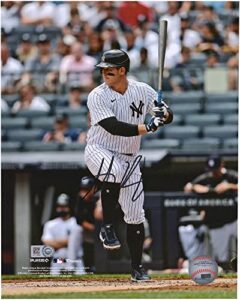 anthony rizzo new york yankees autographed 8" x 10" batting stance photograph - signed in - autographed mlb photos