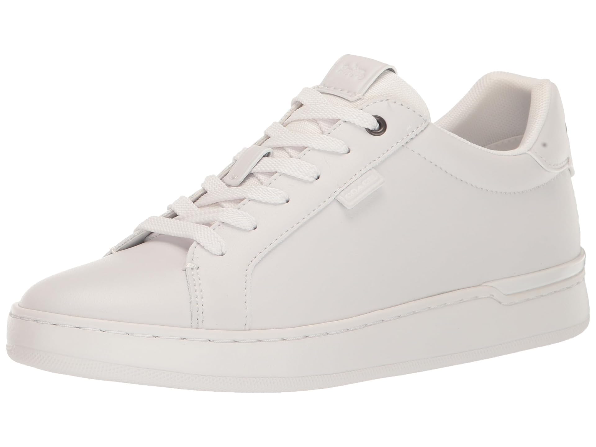 COACH Women's Non Tech Athletic Lowline Low Top Sneaker , Color Optical White, Size 9