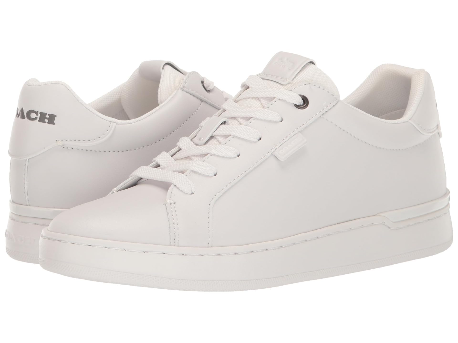 COACH Women's Non Tech Athletic Lowline Low Top Sneaker , Color Optical White, Size 9