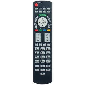 n2qayb000571 remote commander replacement compatible with panasonic viera plasma tv lcd hdtv tc-65pst34 tc-l32dt30 tc-l37dt30 tc-p42st30 tc-p46st30 tc-p50gt30 tc-p50st30 tc-p55gt30 tc-p55st30