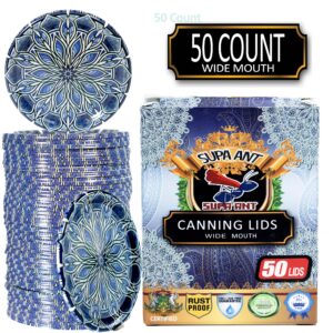 canning lids-canning lids wide mouth-canning jar lids-wide mouth canning lids-can lids-jar lids- for jars canning lids 50pk (blue)