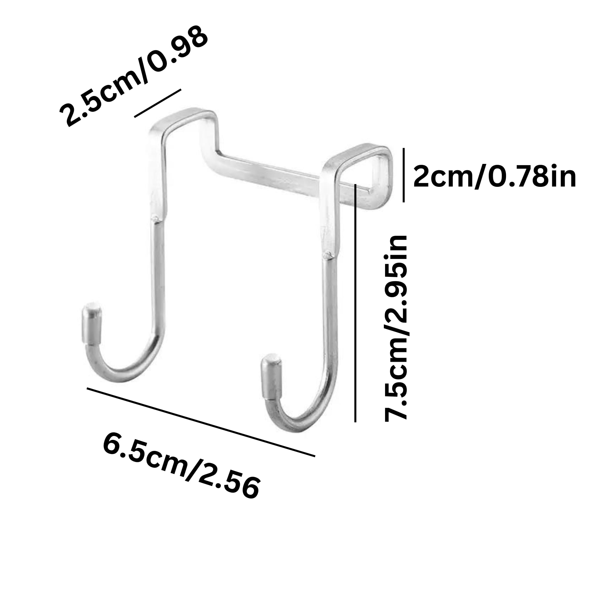 4pc Cabinet Door Hooks Over The Door Hooks Stainless Steel Multipurpose Hooks