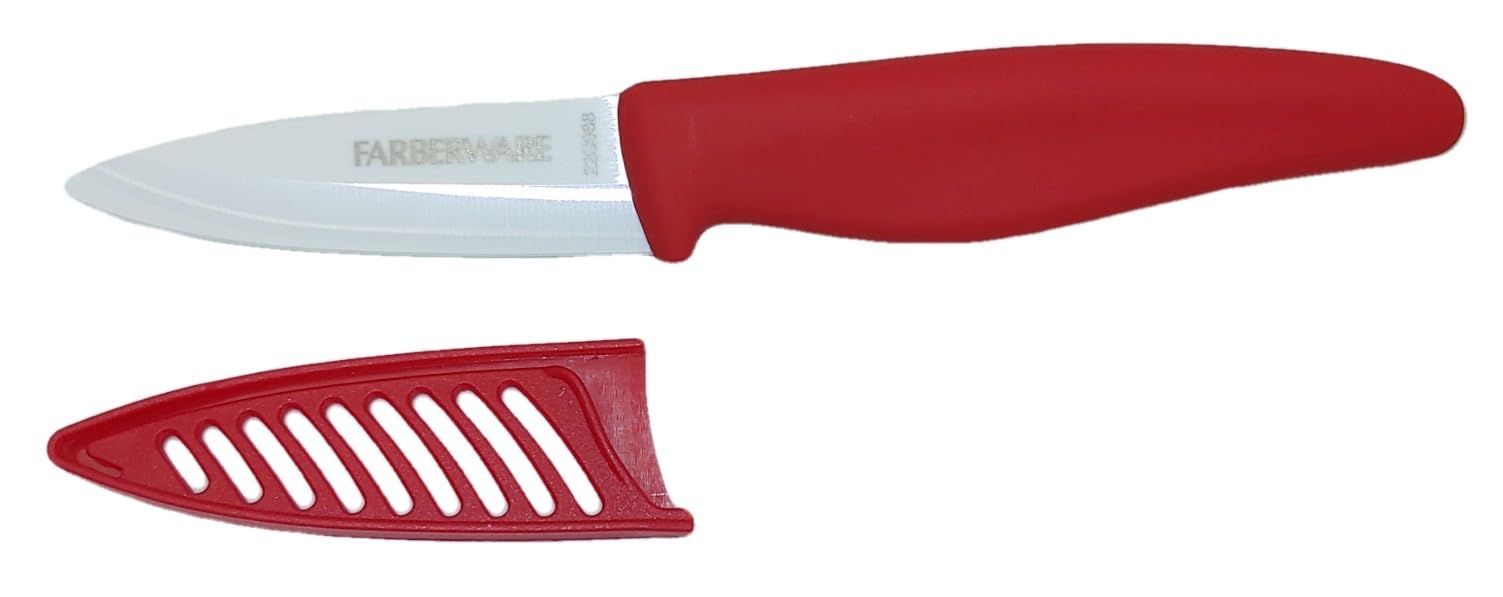 JL Missouri Parts & Misc. Faberware Ceramic 3" Paring Knife Professional Ceramic Blade With Cover