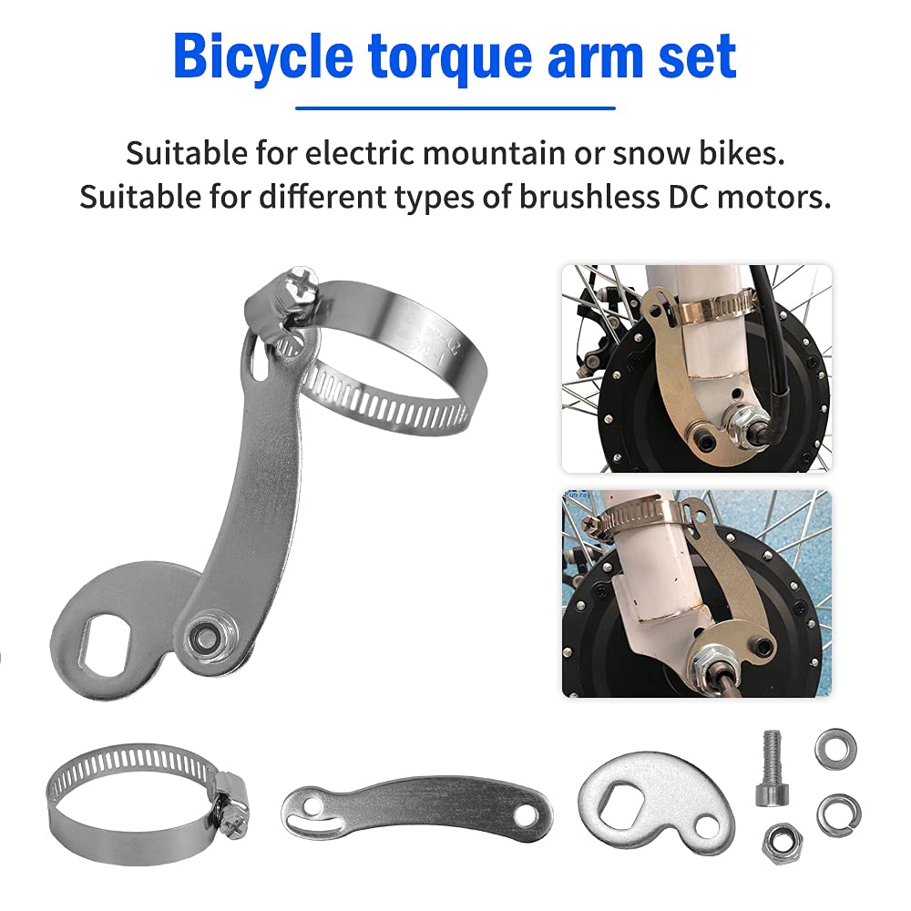 EBike Universal Torque Arm Conversion kit M14, for Electric Bicycle Bike Front or Rear Hub Motors and Mid Drive Motor Installations,Electric Bicycle Maintenance Tool