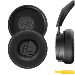 geekria quickfit replacement ear pads for plantronics backbeat fit 500, backbeat fit 505 headphones ear cushions, headset earpads, ear cups cover repair parts (black)