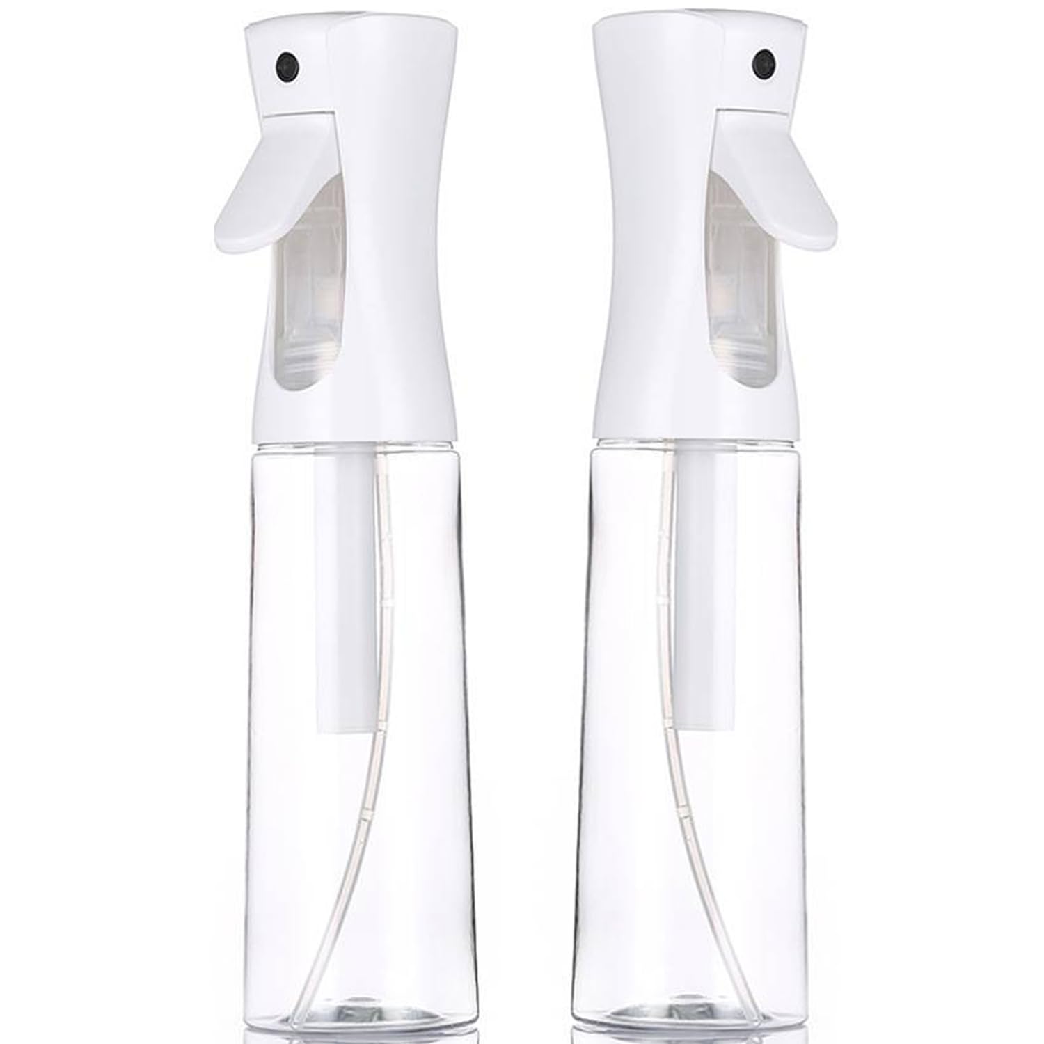 URBEST Continuous Mist Spray Bottle - 2 Pack 6.8OZ Empty Ultra Fine Water Mist Sprayer for Hairstyling, Salons, Cleaning, Plants, Misting & Skin Care