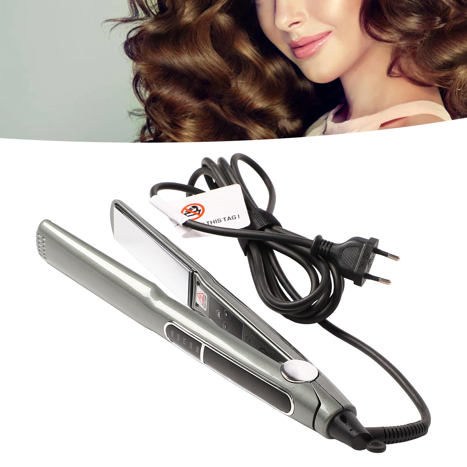 220v Fast Heating Hair Straightener Hair Curling Straightener Sealing EU Plug For Home Hair Curling