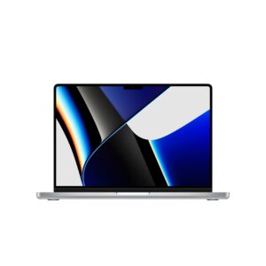 late 2021 apple macbook pro with apple m1 pro chip 8-core cpu (14 inch, 16gb ram, 512gb ssd) (qwerty english) silver (renewed premium)