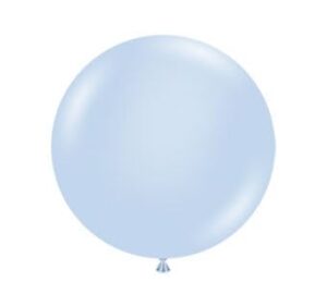 tuf tex 17" monet (pastel light blue) premium latex balloons 50 per bag