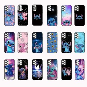 nurkorki Personalized Name Custom Phone Cases for Samsung Galaxy S23 S21 FE S22 Plus S21 Ultra Plus S20 FE S20 Plus Ultra A13 A53 Cute Cartoon Anime Phone Case for Friend Text Customized Gift Cover