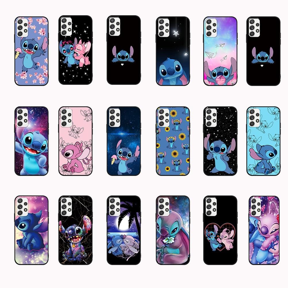 nurkorki Personalized Name Custom Phone Cases for Samsung Galaxy S23 S21 FE S22 Plus S21 Ultra Plus S20 FE S20 Plus Ultra A13 A53 Cute Cartoon Anime Phone Case for Friend Text Customized Gift Cover