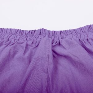 Purple Cargo Pants with Chain Kpop Fashion Gothic Clothes for Women Emo Pants Aesthetic Pants for Teens Cyberpunk Pants